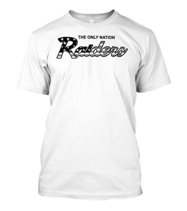 Raiders The Only Nation 2026 Stars And Stripes Bold Raiders T-Shirt