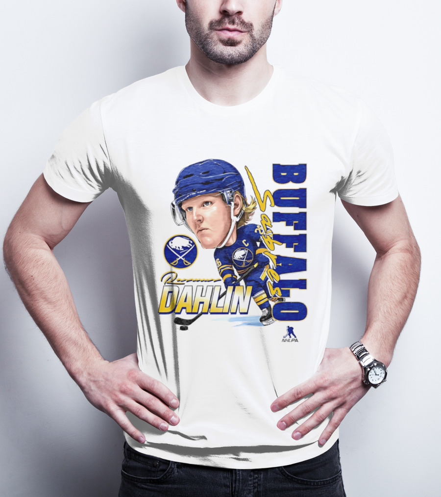 Rasmus Dahlin Captain Buffalo Sabres NHLPA Caricature T-Shirt
