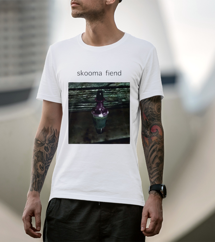 Skooma Fiend Skyrim Potion Character Reference T-Shirt
