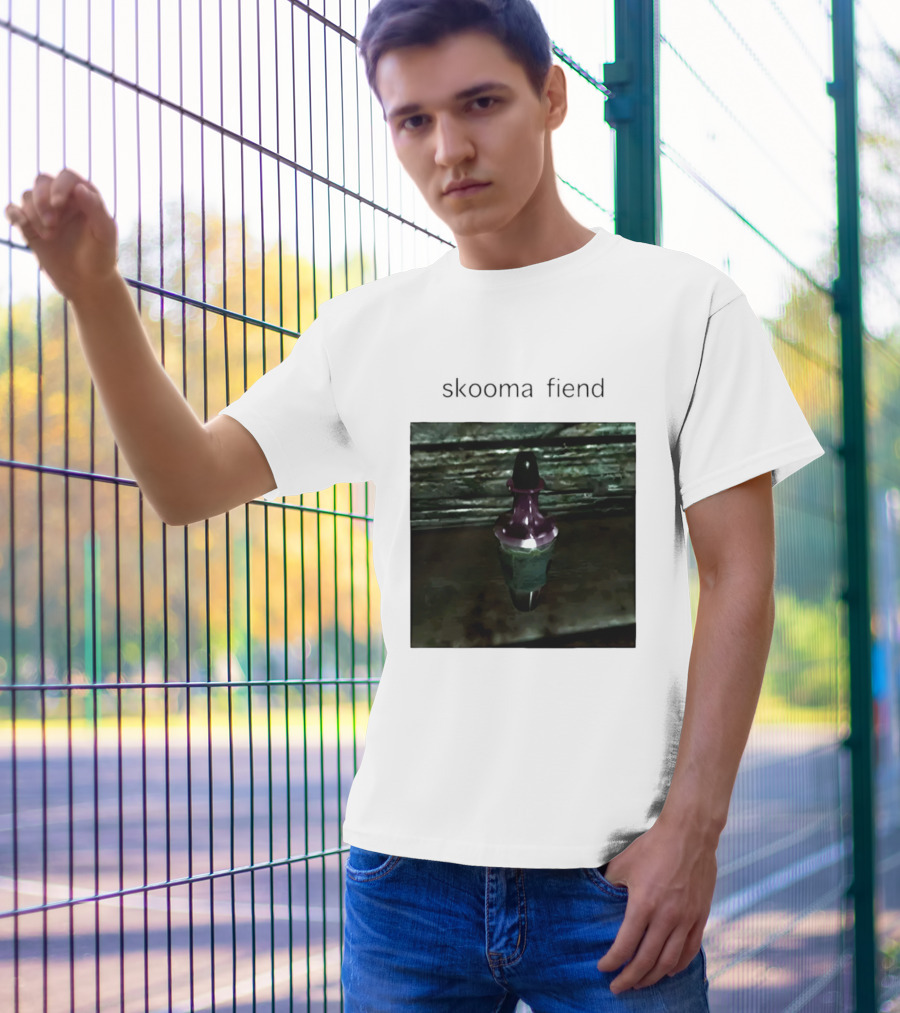 Skooma Fiend Skyrim Potion Character Reference T-Shirt
