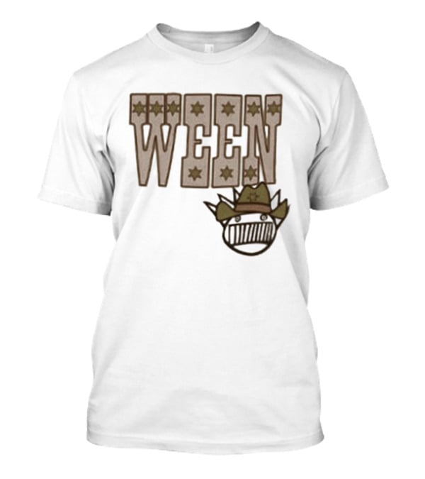 Ween 12 Golden Country Greats Tour Cowboy Hat Stars T-Shirt