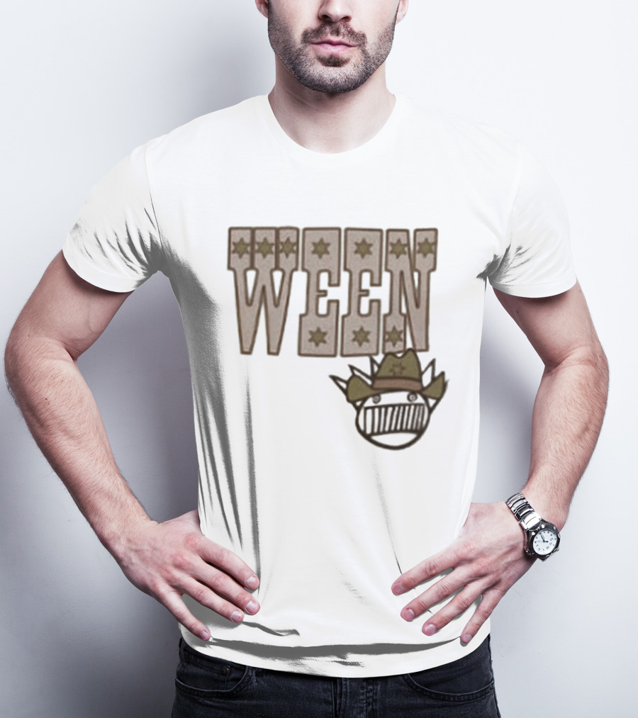 Ween 12 Golden Country Greats Tour Cowboy Hat Stars T-Shirt