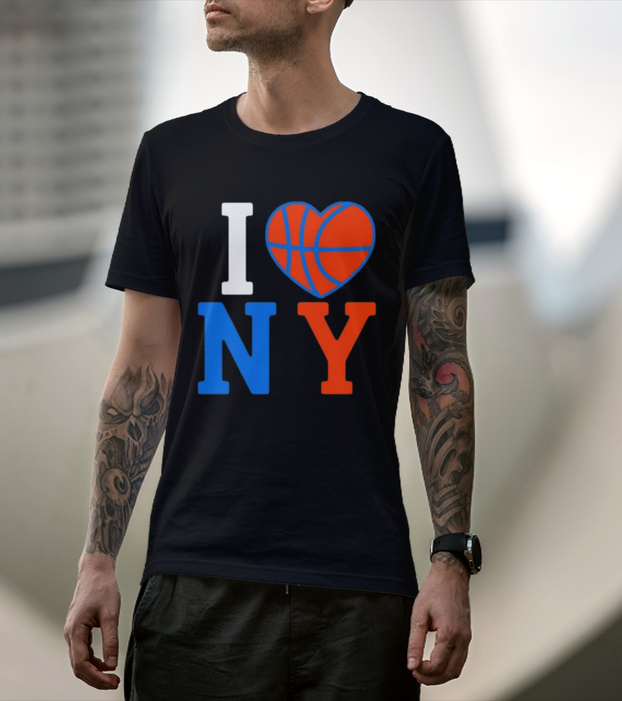 New York Knicks I Heart NY Basketball T-Shirt