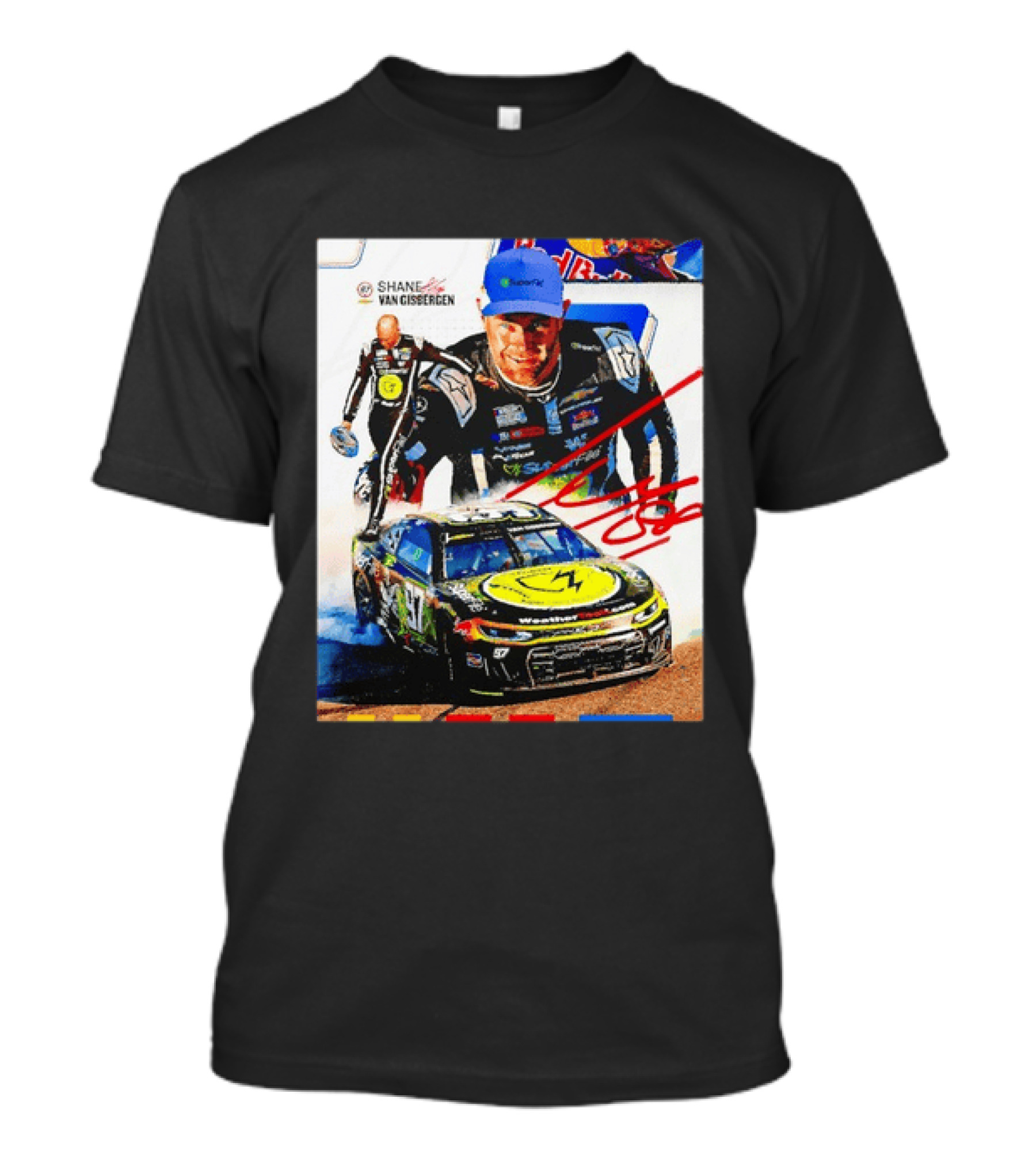 Shane Van Gisbergen NASCAR Red Bull New Zealander Racing Driver #97 T-Shirt