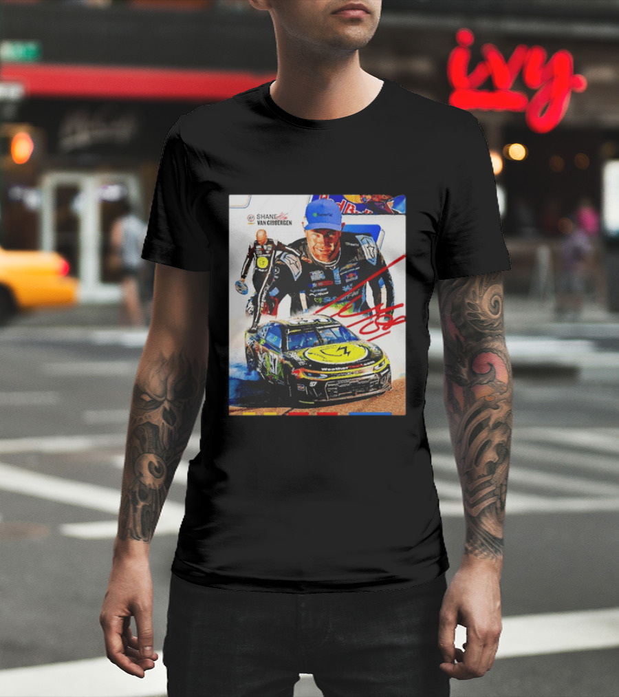 Shane Van Gisbergen NASCAR Red Bull New Zealander Racing Driver #97 T-Shirt
