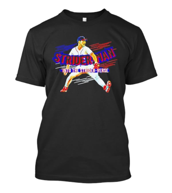 Atlanta Braves Strider Man Into The Strider Verse T-Shirt
