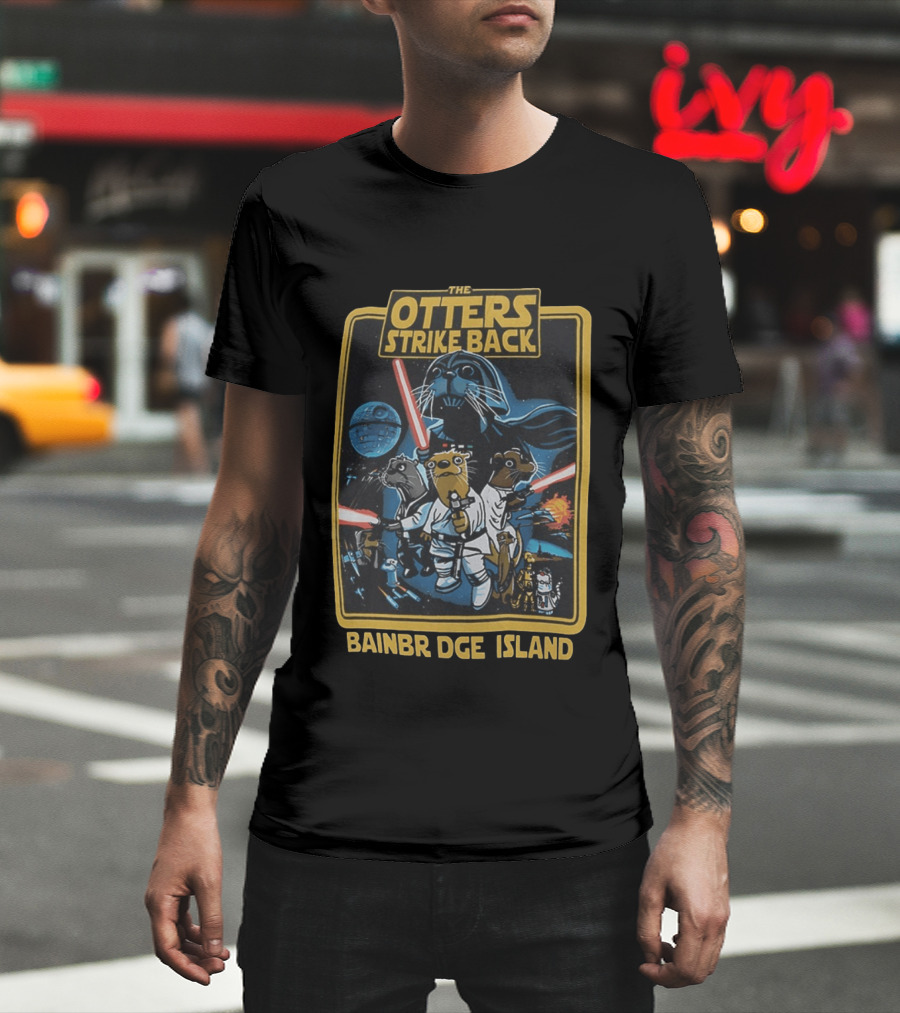 The Otters Strike Back Bainbridge Island Star Wars T-Shirt
