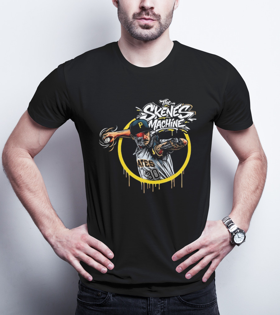The Skenes Machine Paul Skenes Pittsburgh Pirates Pitcher 30 Aces T-Shirt