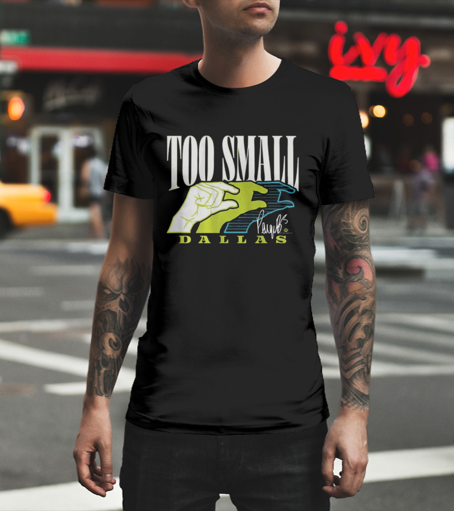 TOO SMALL Hands Paige Bueckers Dallas WNBA T-Shirt