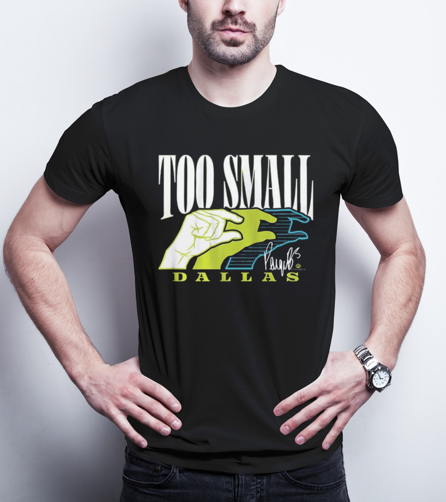 TOO SMALL Hands Paige Bueckers Dallas WNBA T-Shirt