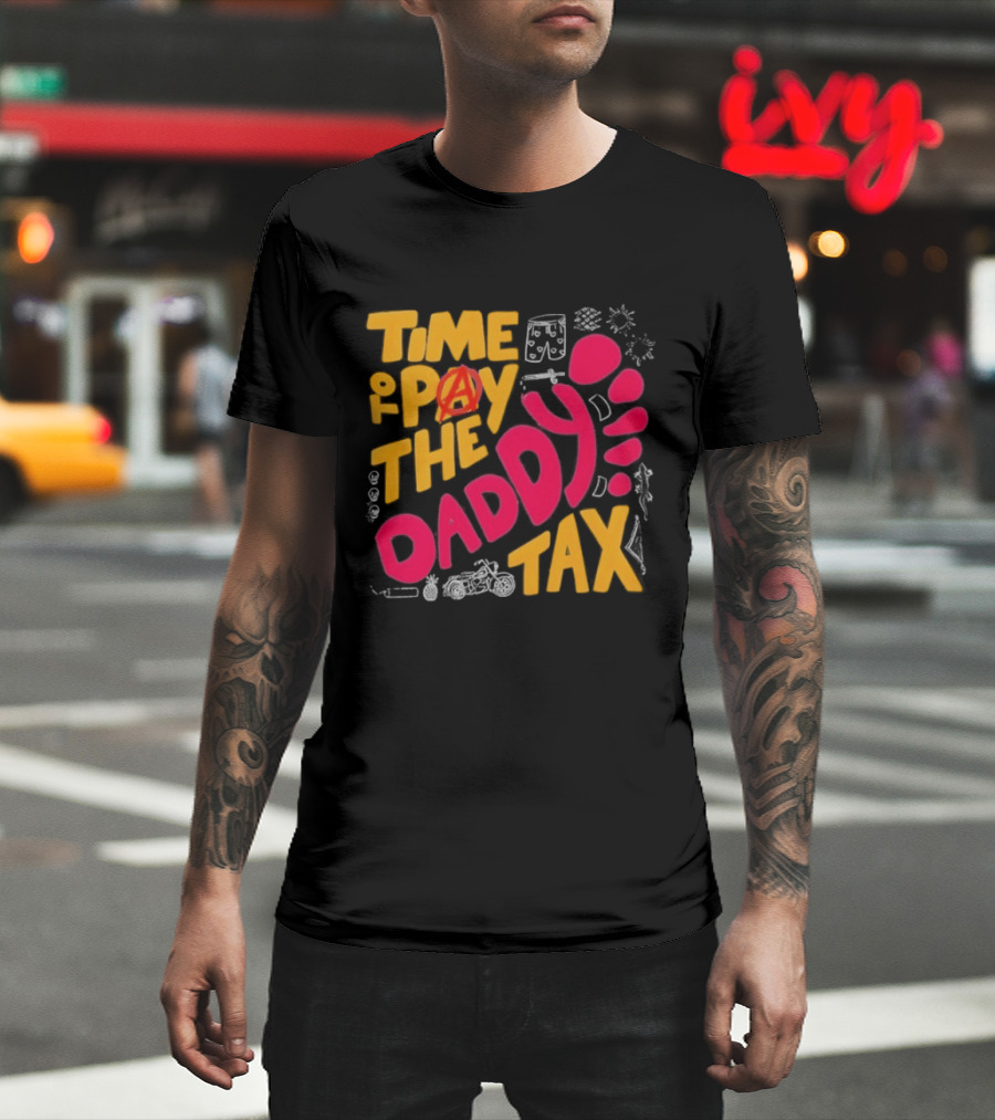 Time To Pay The Daddy Tax Dungeon Crawler Carl Footprint T-Shirt