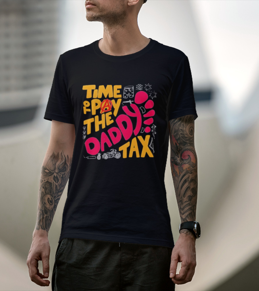 Time To Pay The Daddy Tax Dungeon Crawler Carl Footprint T-Shirt