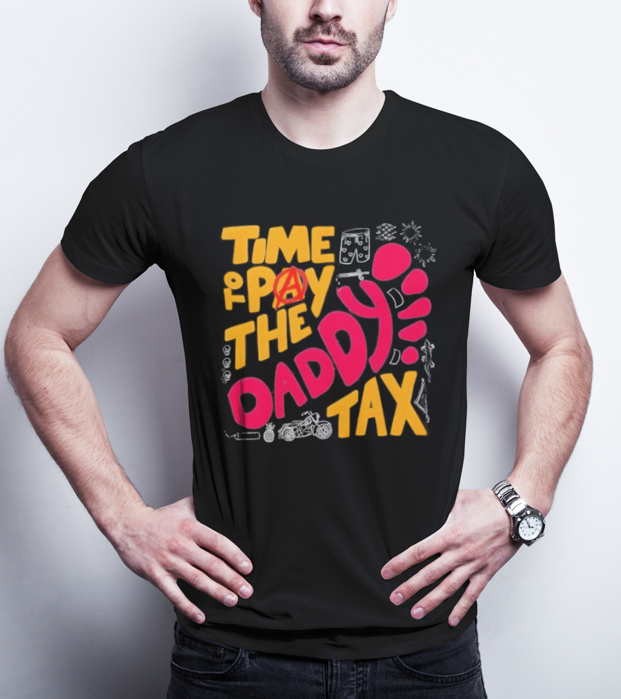 Time To Pay The Daddy Tax Dungeon Crawler Carl Footprint T-Shirt