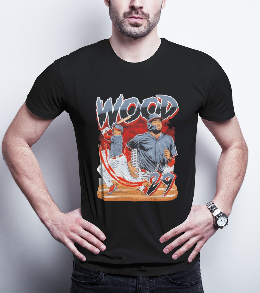 Wood 29 Baseball Euphoria Debut Action Scene T-Shirt