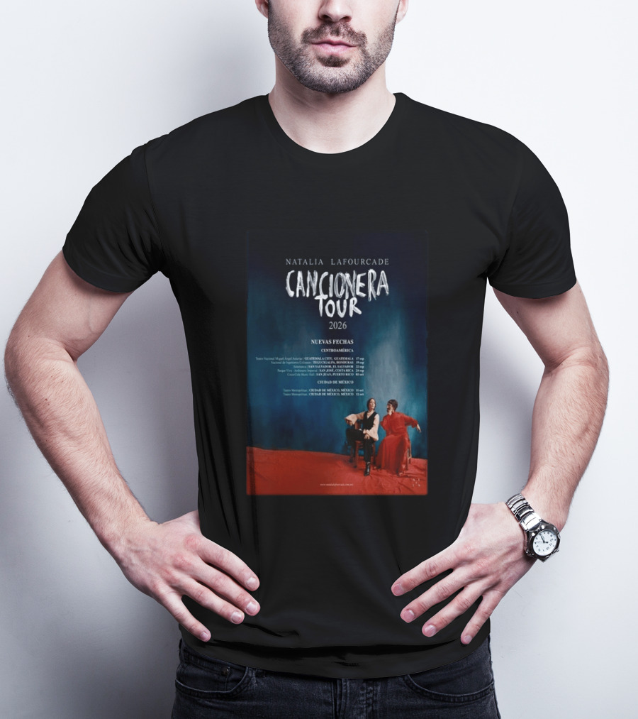 Natalia Lafourcade 2026 Cancionera Tour Nueva Fechas Centroamérica Ciudad De México T-Shirt