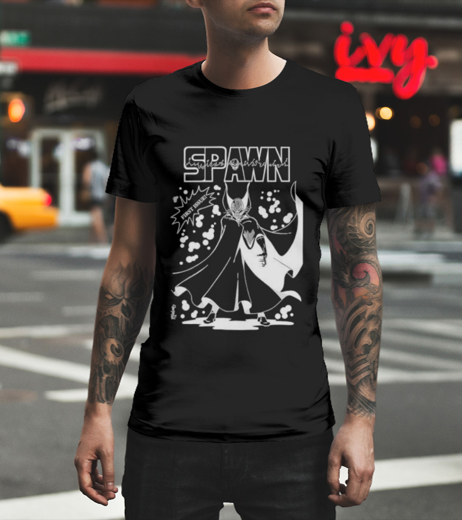Spawn First Issue Comic Artwork Cover Retro 90s T-Shirt