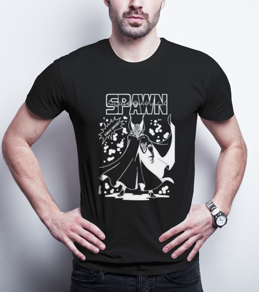 Spawn First Issue Comic Artwork Cover Retro 90s T-Shirt