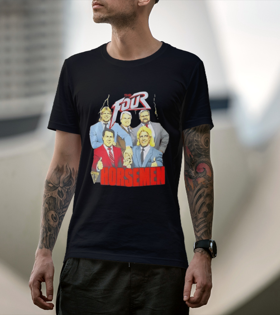 The Four Horsemen Jim Crockett Promotions Stylin Collection T-Shirt