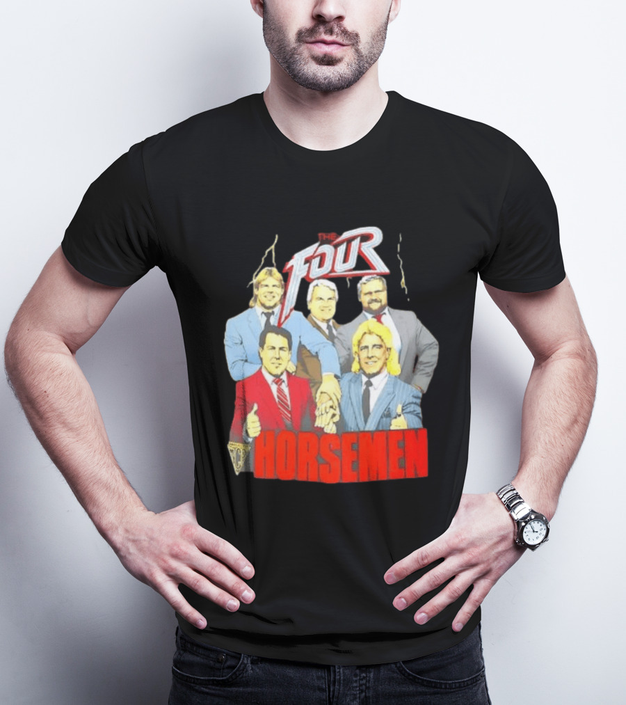 The Four Horsemen Jim Crockett Promotions Stylin Collection T-Shirt