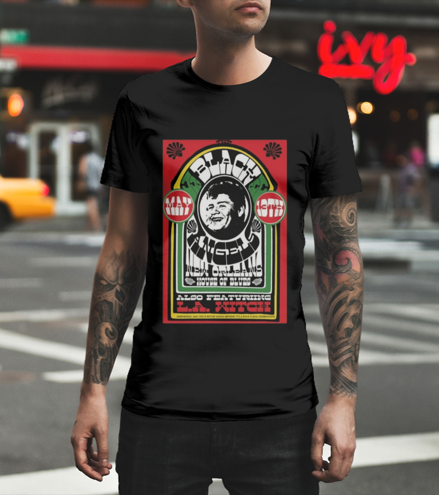 Black Angels New Orleans House Of Blues May 13 Featuring L.A. Witch T-Shirt