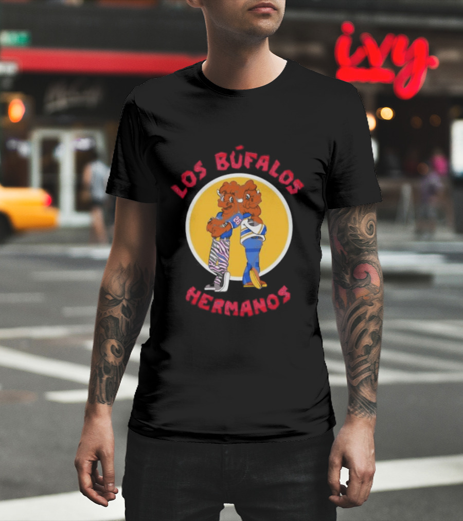 Los Búfalos Hermanos Buffalo Sports Team T-Shirt