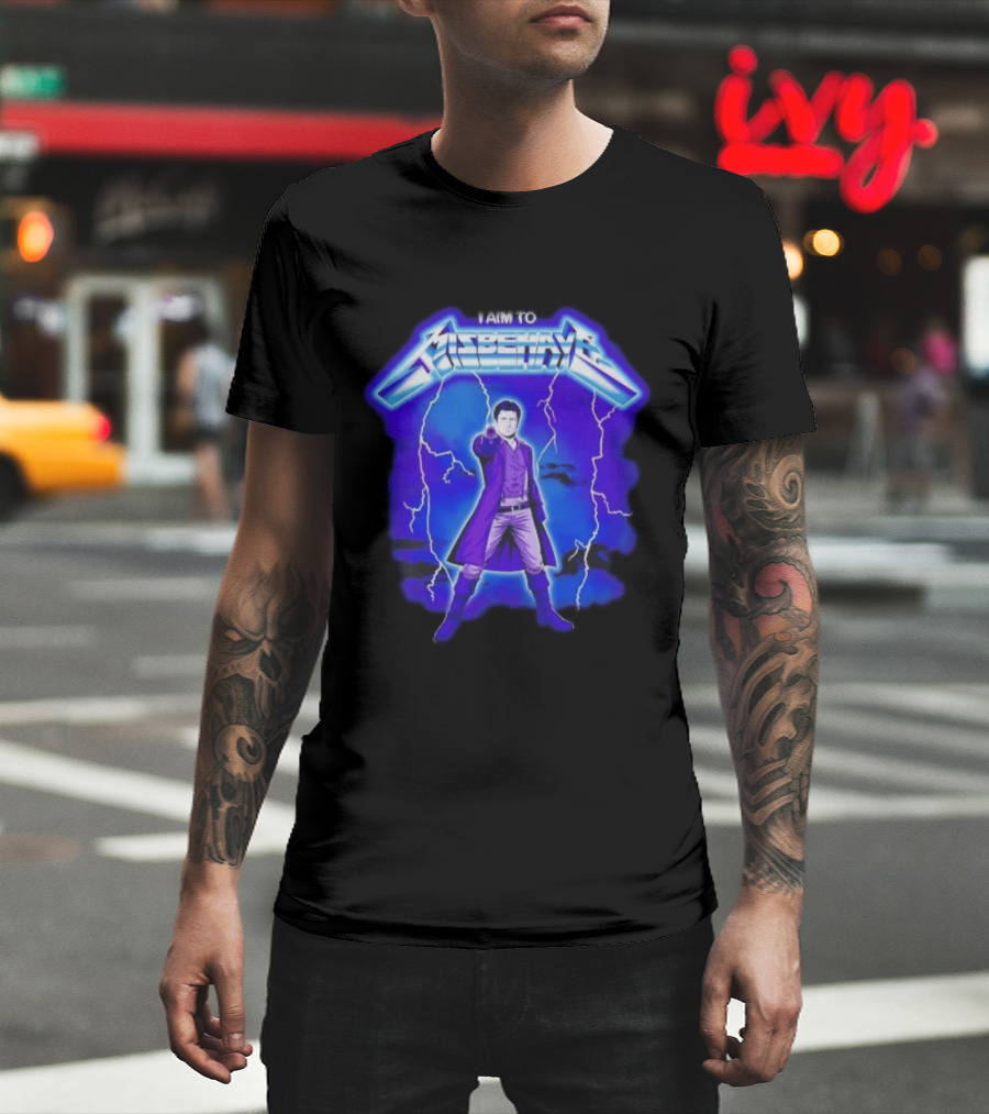 Firefly Malcolm Reynolds I Aim To Misbehave Electric T-Shirt
