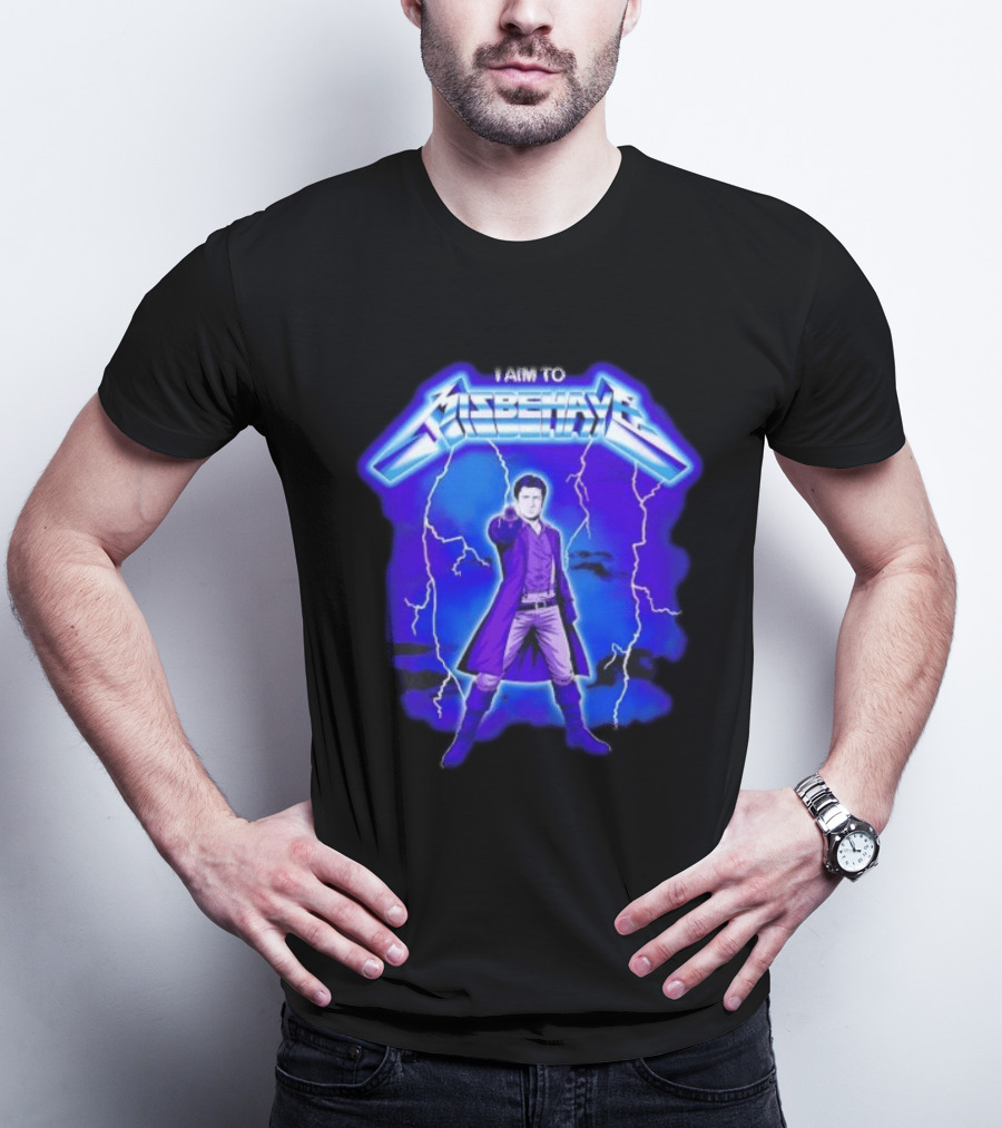 Firefly Malcolm Reynolds I Aim To Misbehave Electric T-Shirt