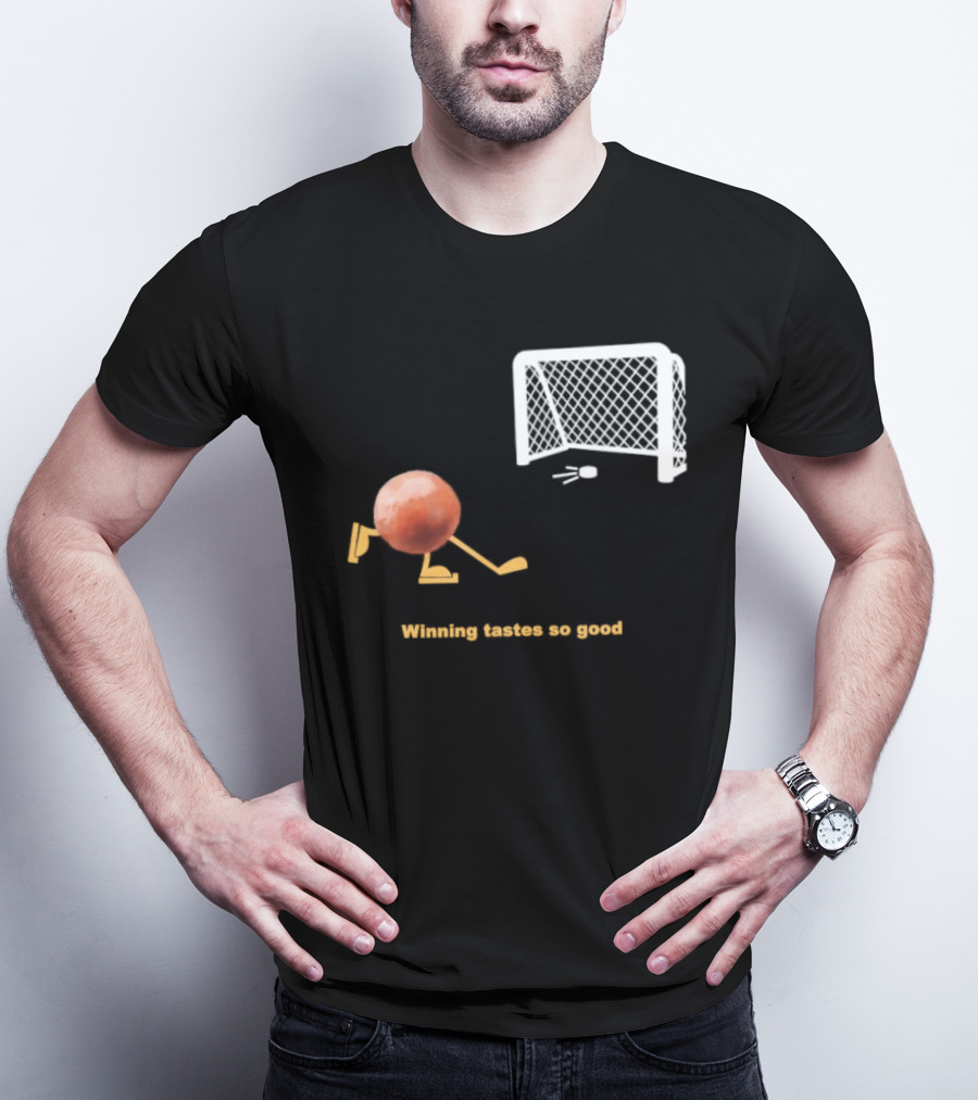 Buffalo Sabres Winning Tastes So Good Hockey Game Humor T-Shirt