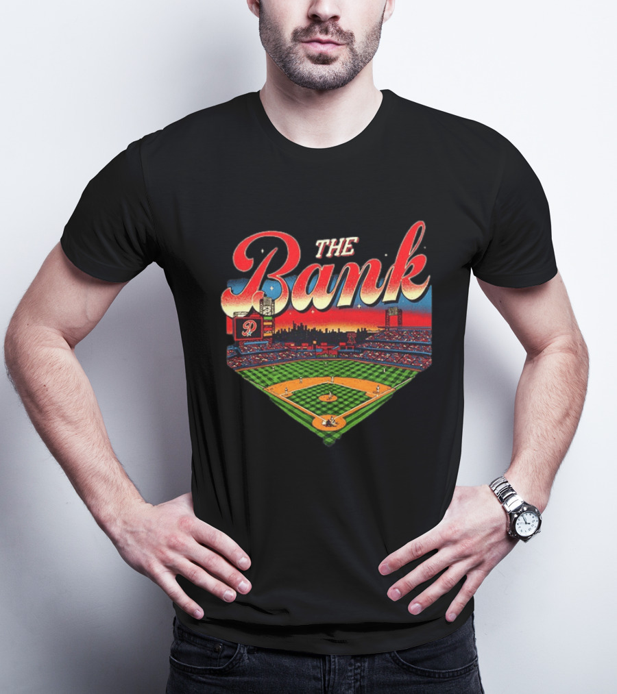 Philadelphia Phillies The Bank Stadium Vintage Baseball T-Shirt