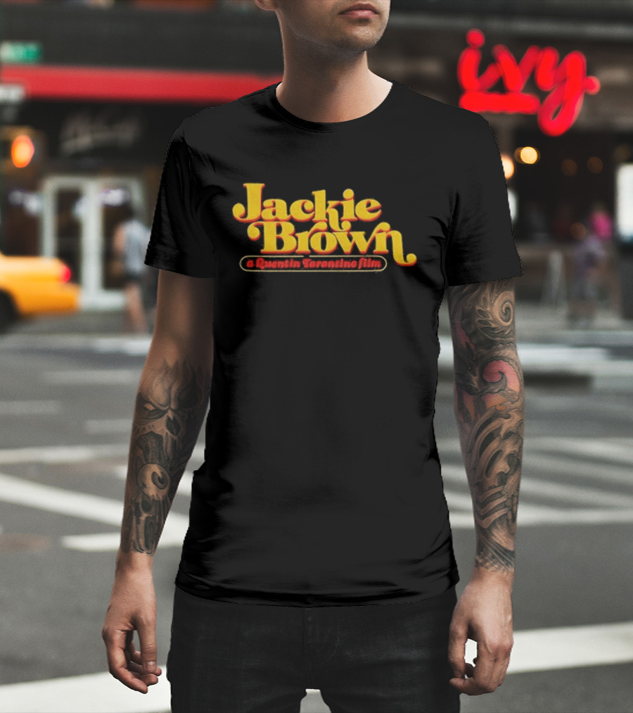 Jackie Brown Quentin Tarantino Film Title T-Shirt
