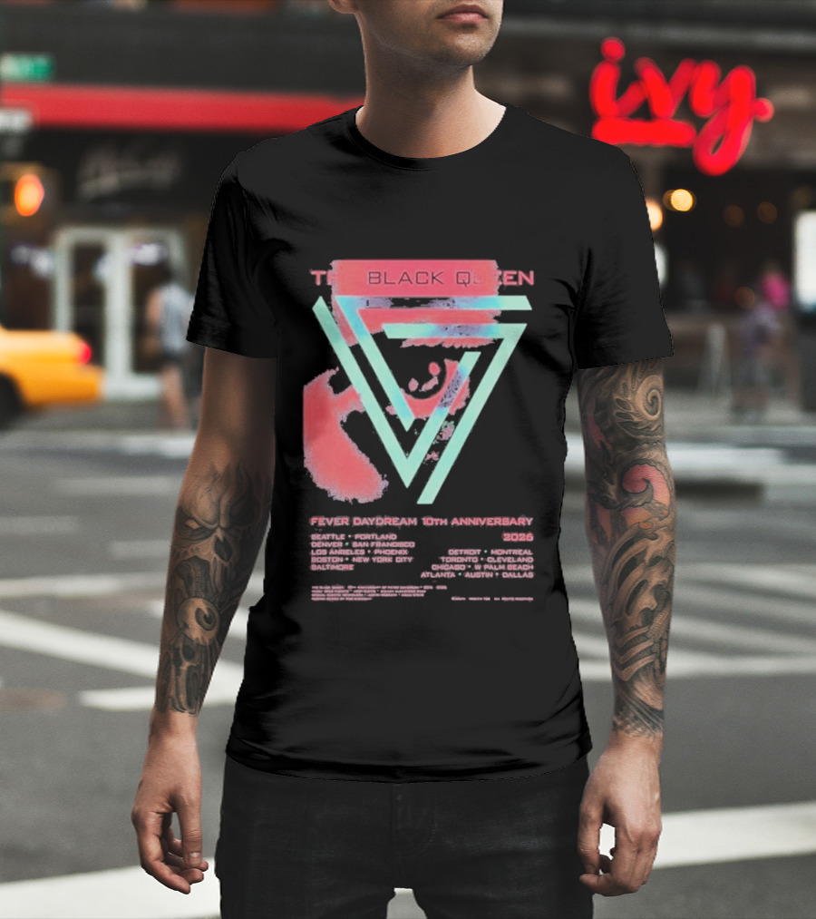 The Black Queen Fever Daydream 10th Anniversary 2026 T-Shirt
