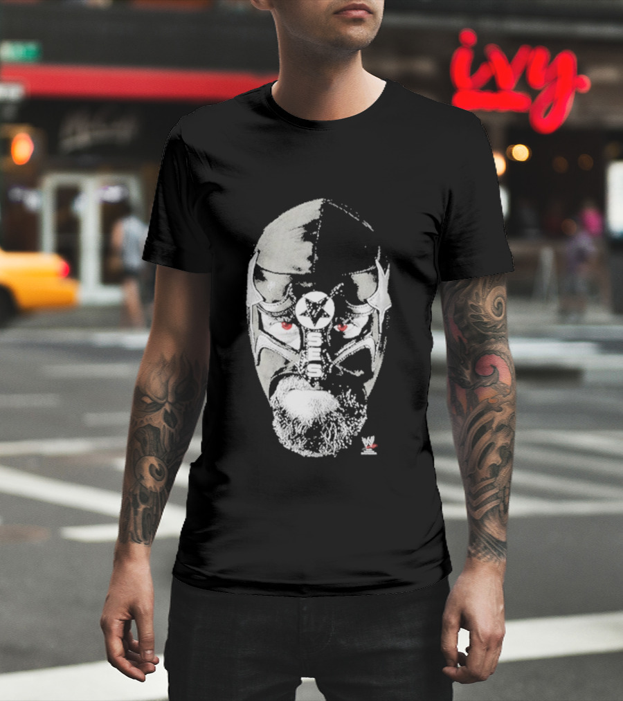 WWE CM Punk Mask Way Of Life Face Paint T-Shirt