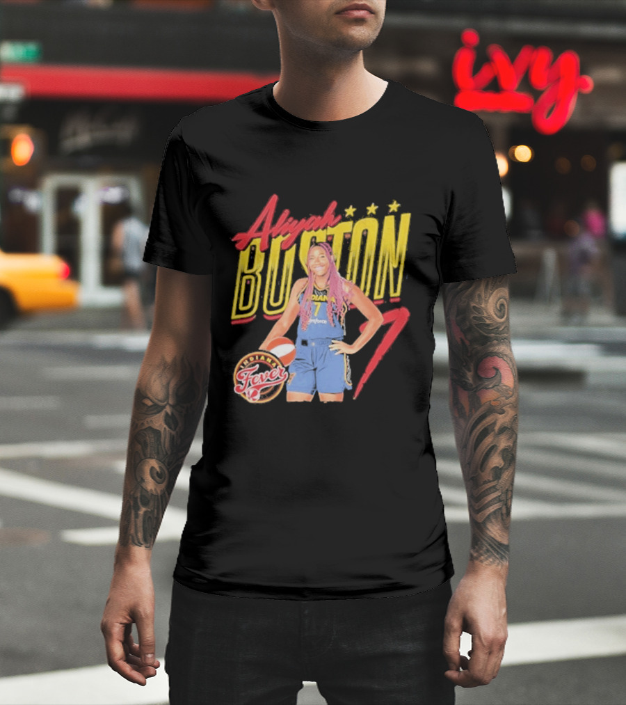 Aliyah Boston 7 Fever WNBA Basketball Star T-Shirt