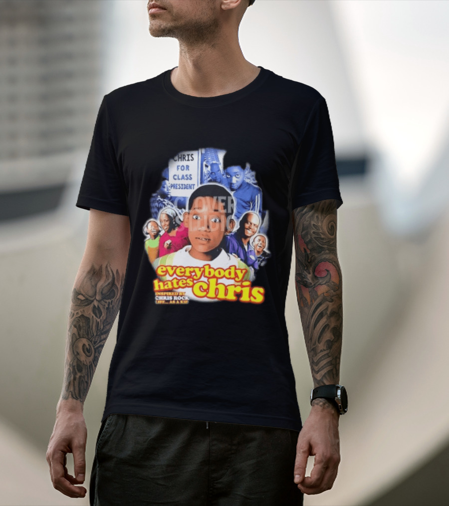 Everybody Hates Chris Inspired By Chris Rock Chris For Class President T-Shirt