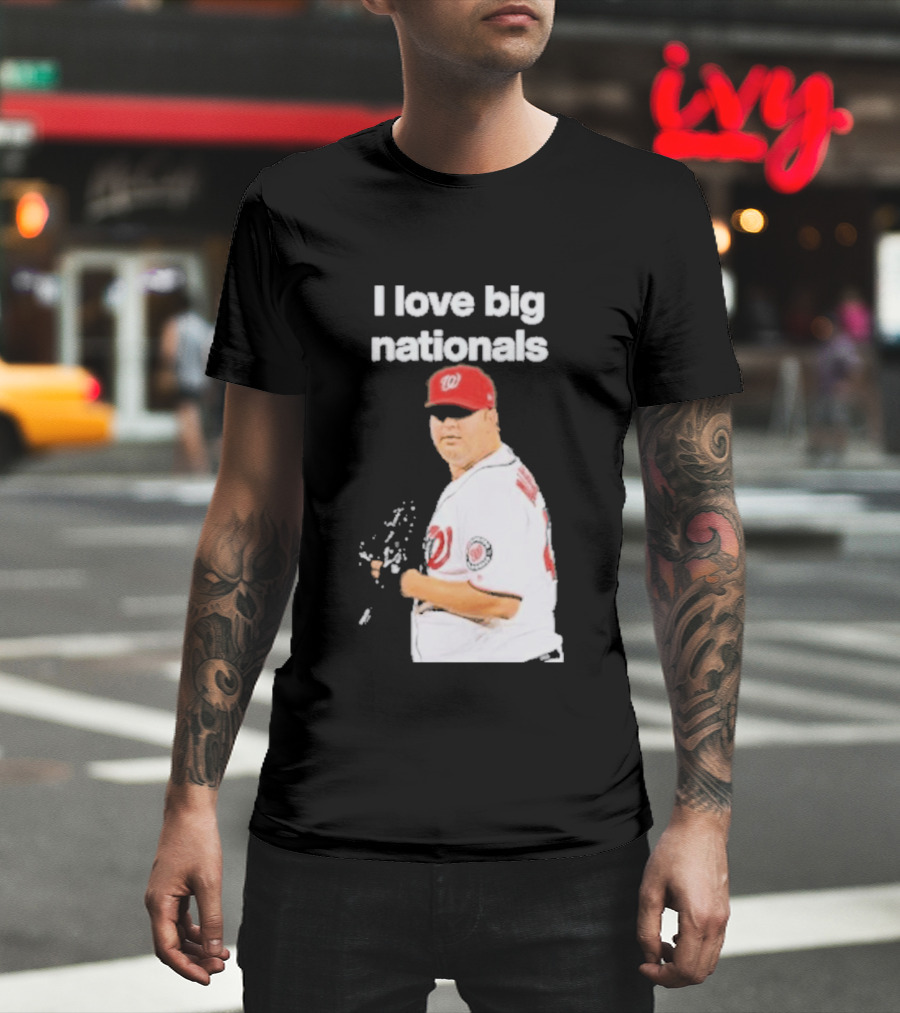 I Love Big Nationals Baseball Matt Albers T-Shirt
