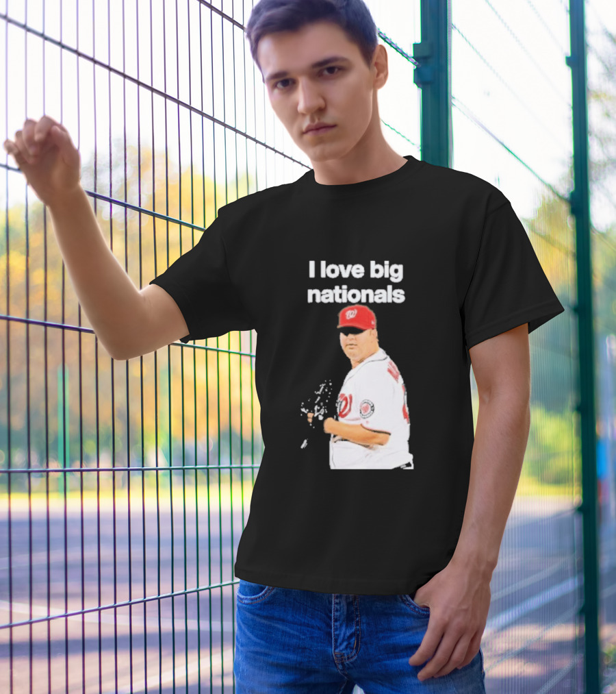 I Love Big Nationals Baseball Matt Albers T-Shirt