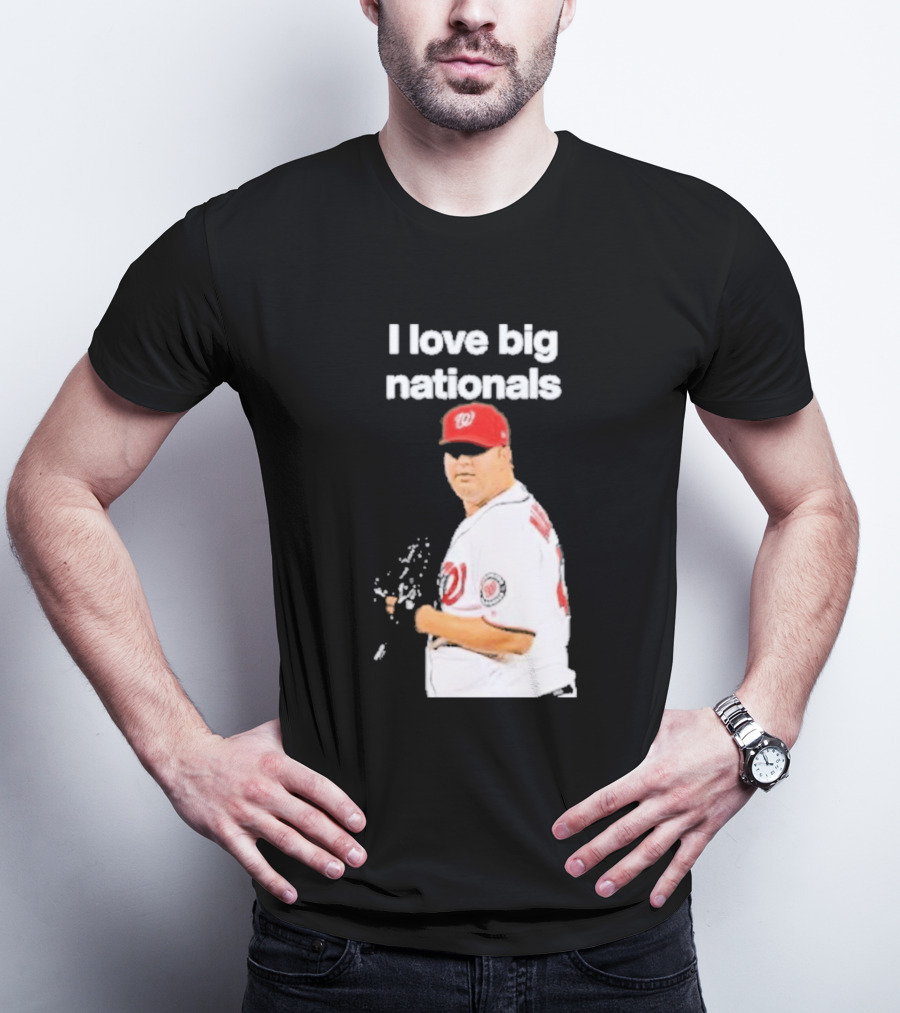 I Love Big Nationals Baseball Matt Albers T-Shirt