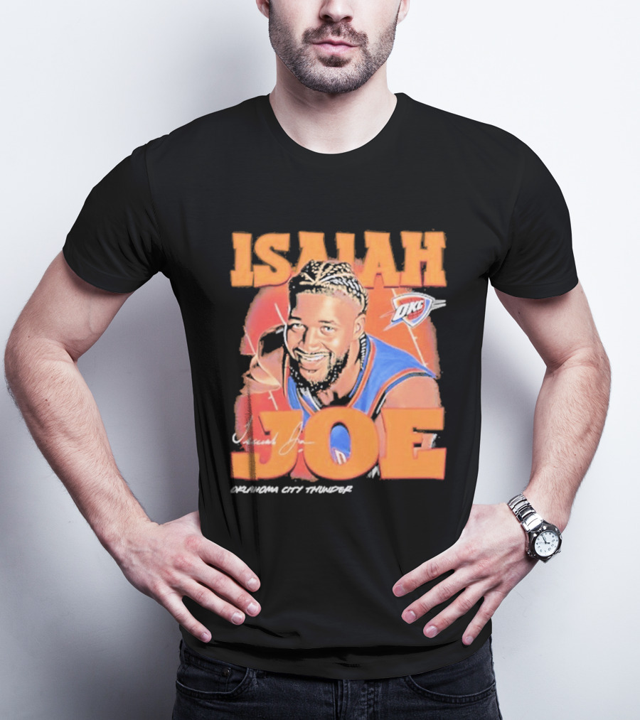Isaiah Joe Oklahoma City Thunder Airbrush Signature T-Shirt