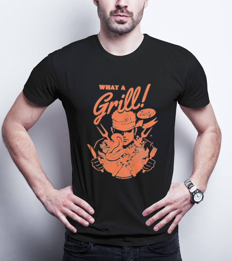 What A Grill 1964 Fangamer Metal Solid Video Game T-Shirt