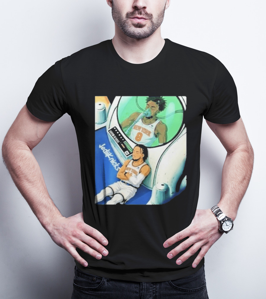 Jalen Brunson OG Anunoby New York Knicks 2026 Jedi+Knicks T-Shirt