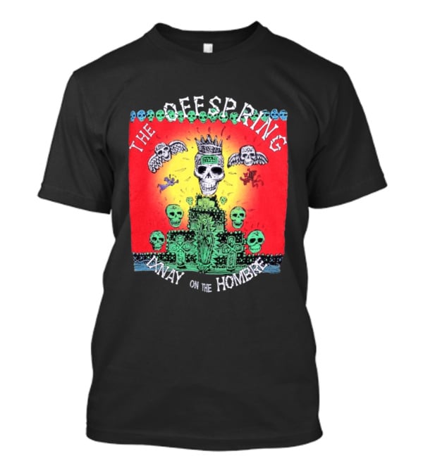 The Offspring Ixnay On The Hombre Skeleton Skulls Crown T-Shirt