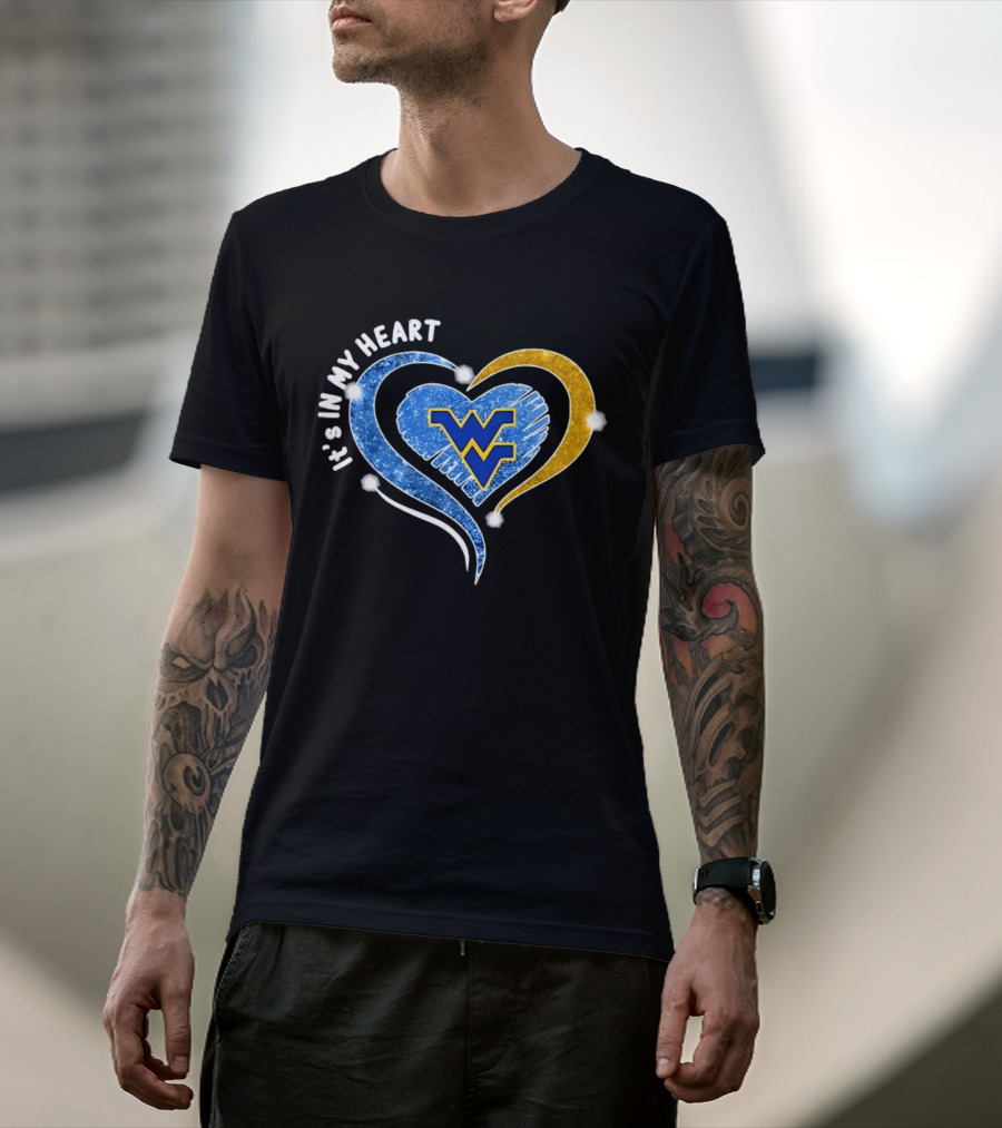 West Virginia Mountaineers WVU It's In My Heart Football 2026 T-Shirt