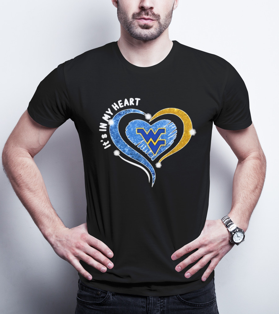West Virginia Mountaineers WVU It's In My Heart Football 2026 T-Shirt