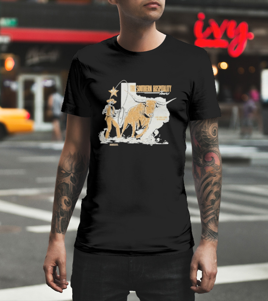 Whiskey Myers The Southern Hospitality Tour Live And Loud Austin Texas 05 17 2026 T-Shirt