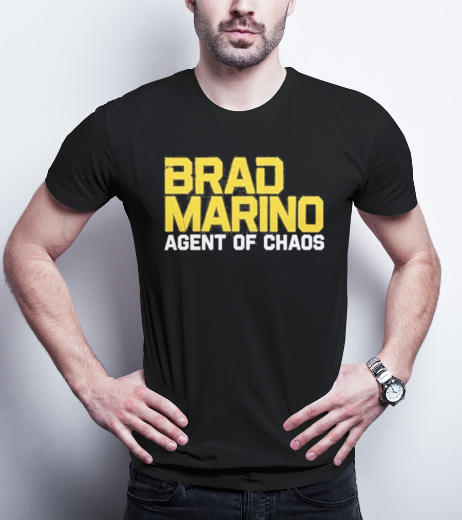 Brad Marino Agent Of Chaos Yellow T-Shirt
