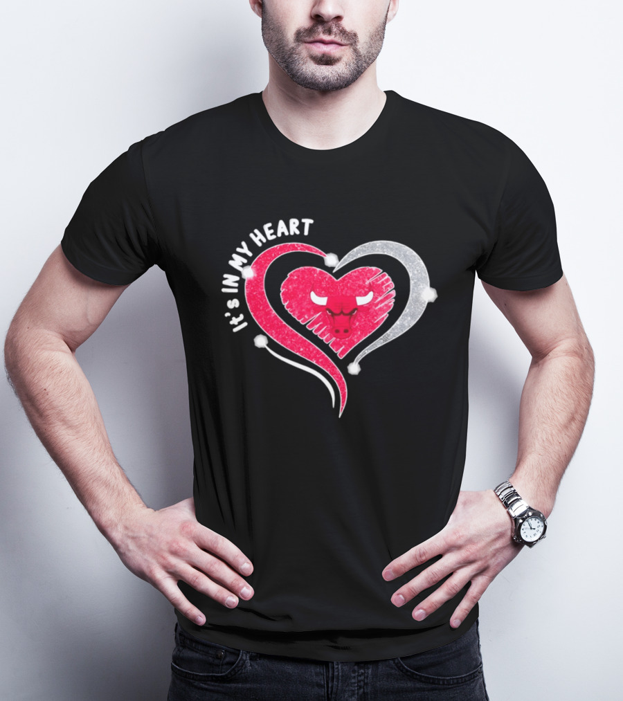 Chicago Bulls It's In My Heart Basketball NBA 2026 T-Shirt