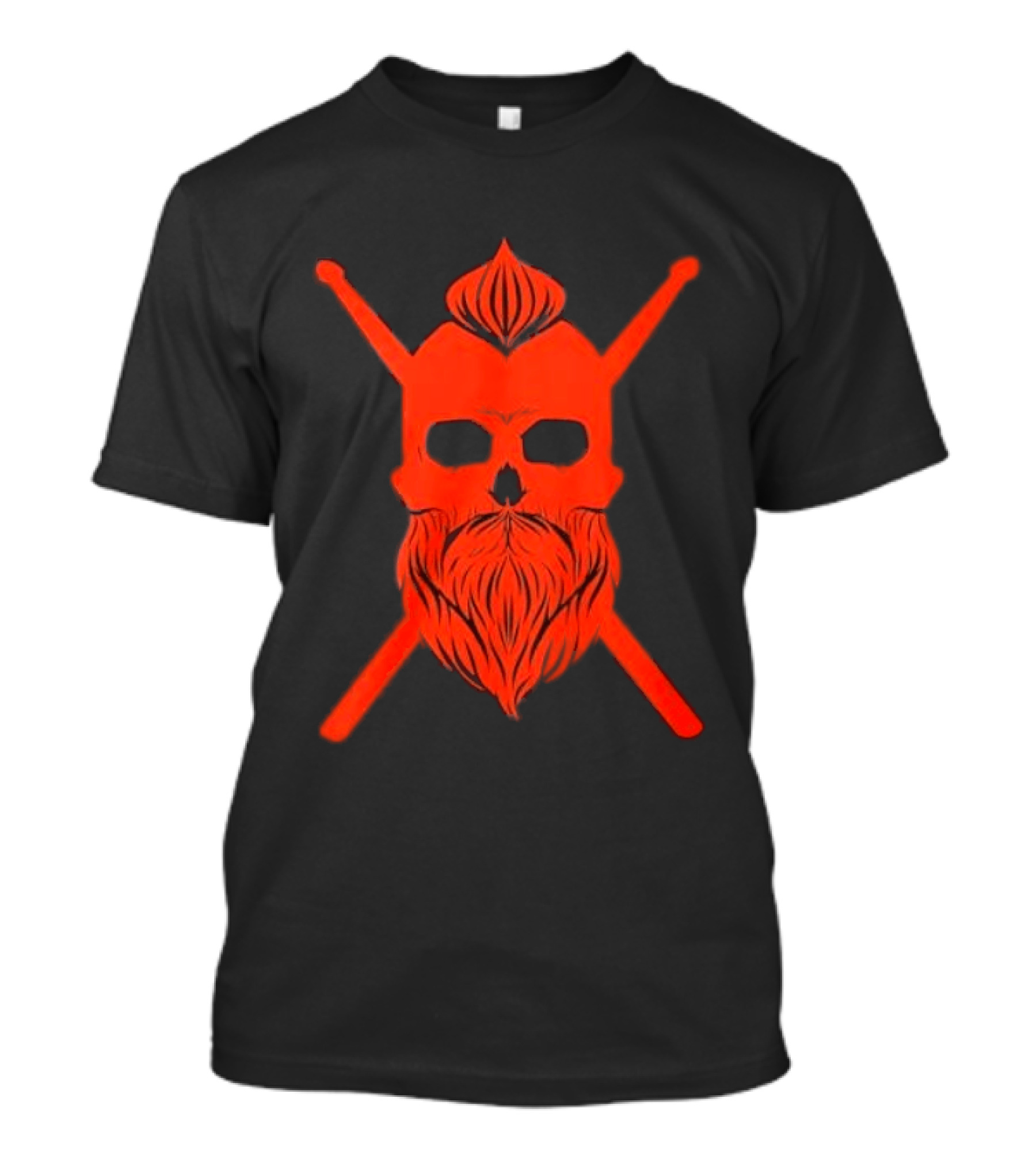 Drummer Skull Crossed Drumsticks Stealing Until Nobody's T-Shirt