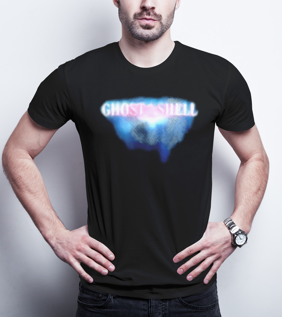 Ghost In The Shell Blue Illusion Polka Dot T-Shirt