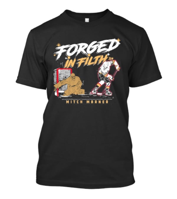 Forged In Filth Mitch Marner Hockey Player Motif T-Shirt