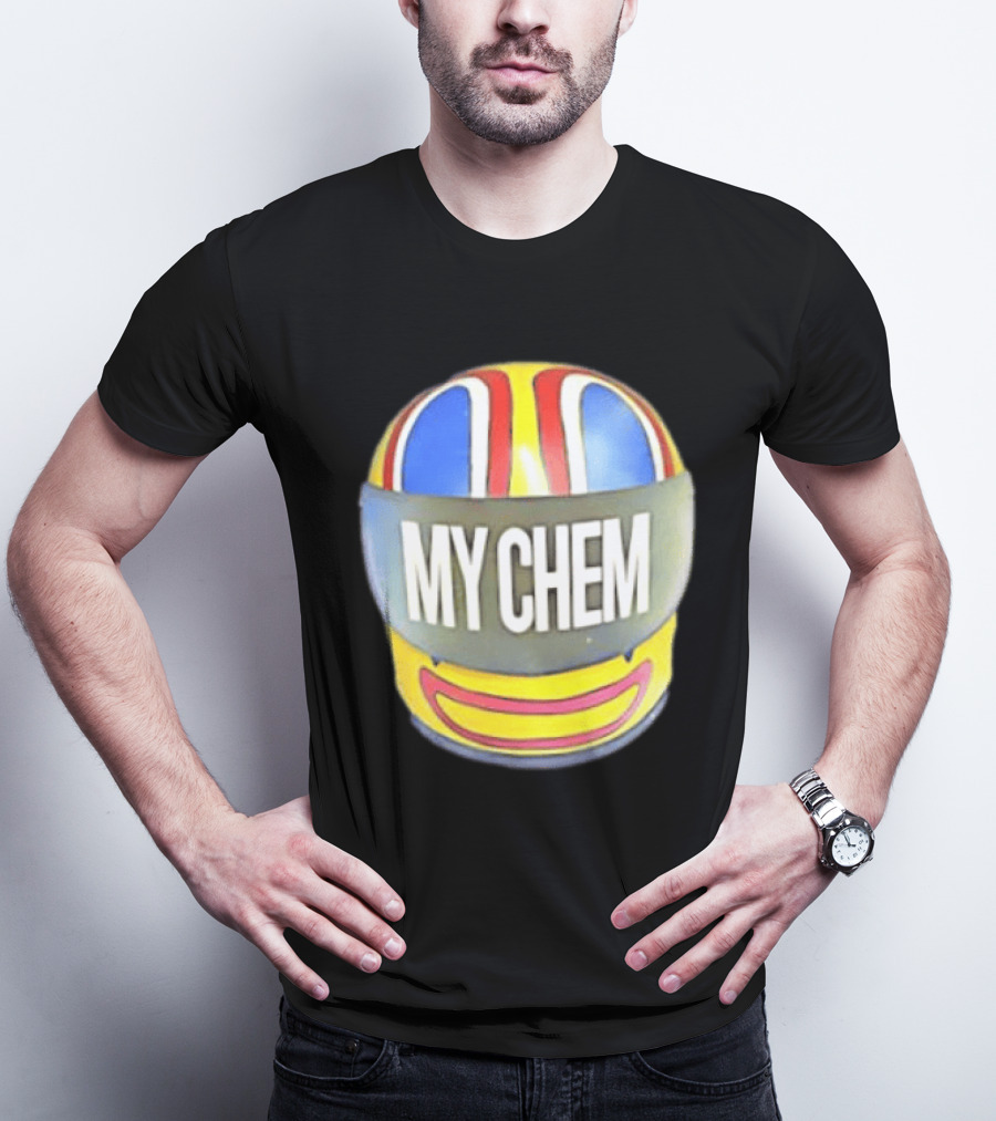My Chem Helmet My Chemical Romance Music Lover Vibrant Racing T-Shirt